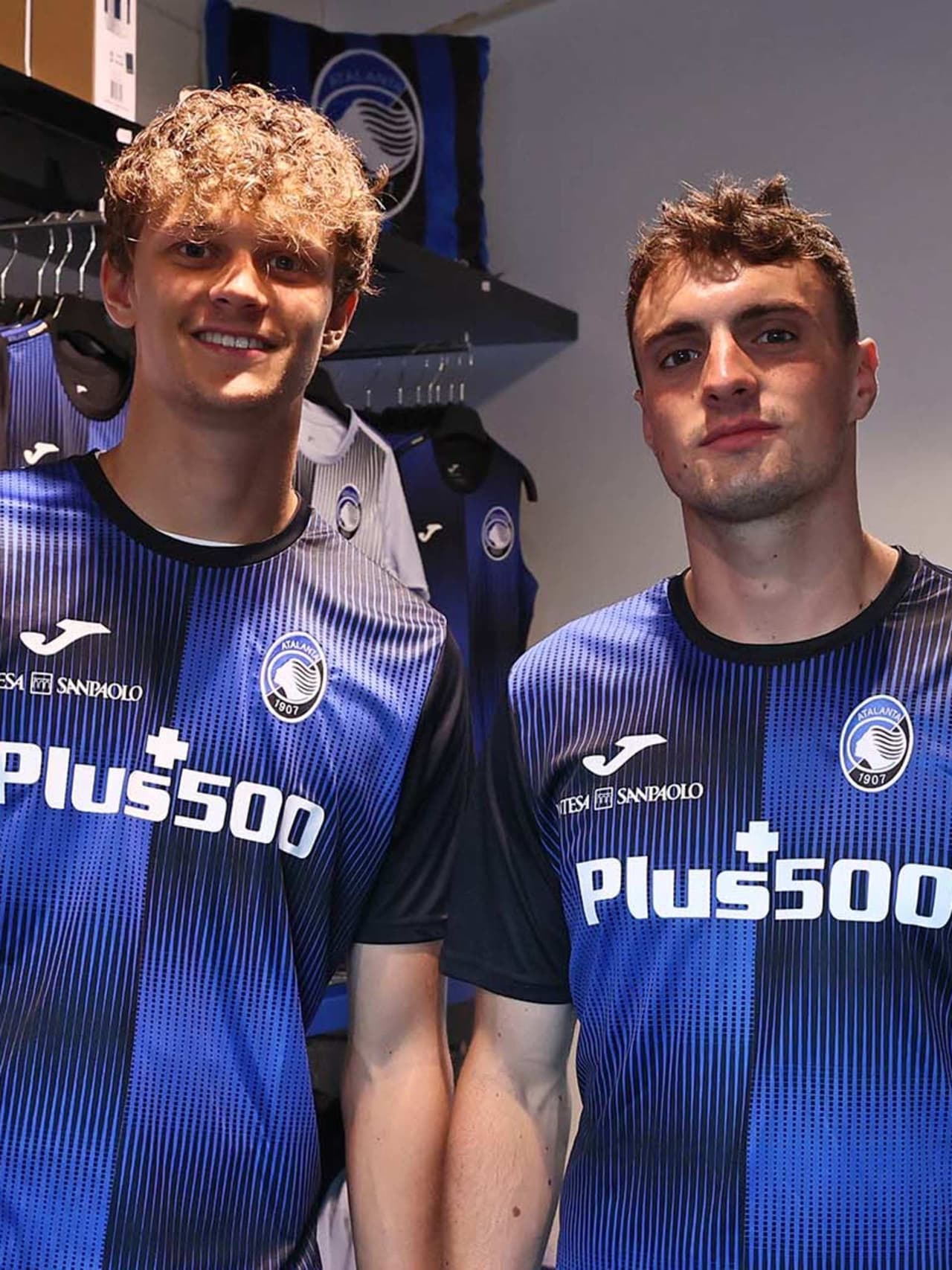 Scalvini and Zortea at the Temporary Store | Atalanta