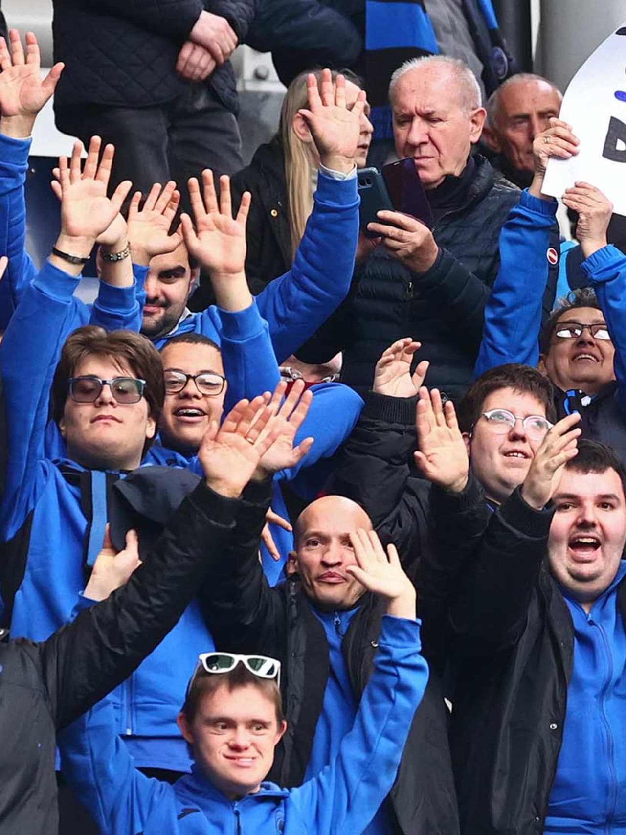 The Atalanta For Special team in full force at the Gewiss Stadium ...