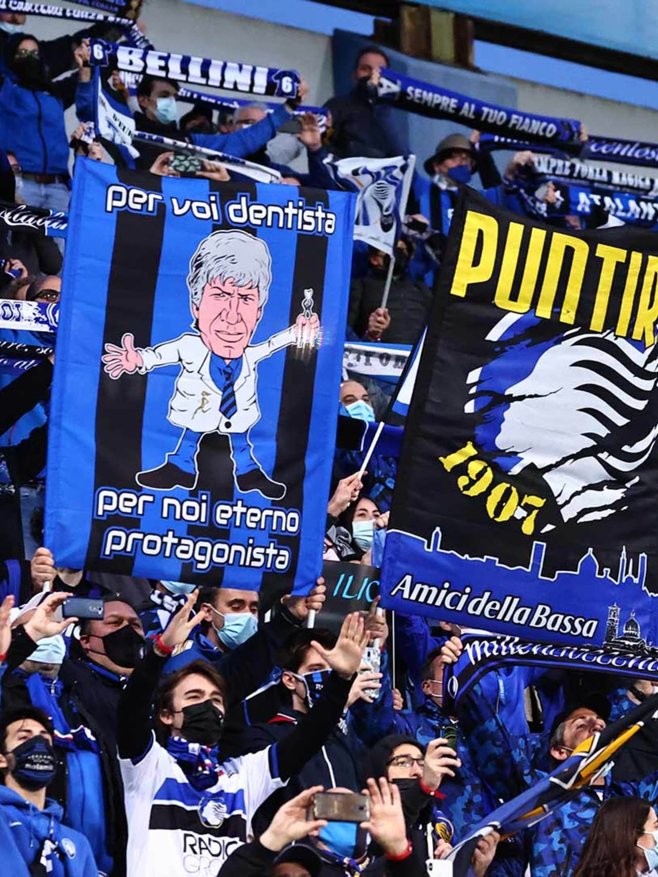 Our fans at the stadium, finally! | Atalanta